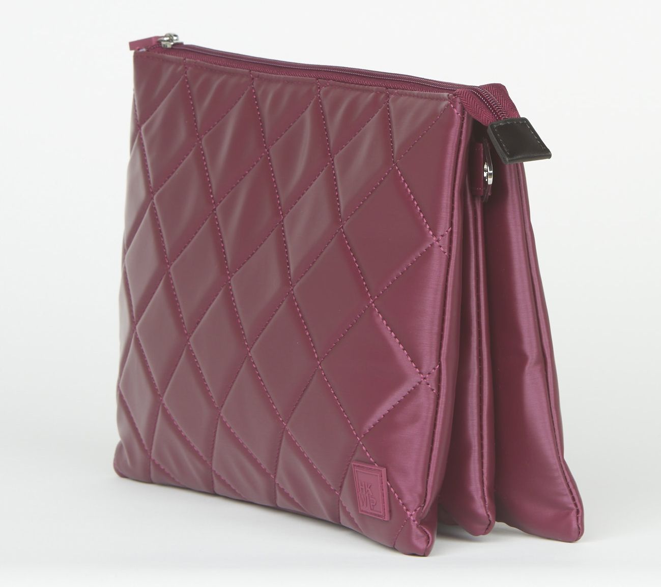 "As Is" IHKWIP The Trio Trapeze Crossbody with Plaid Strap - QVC.com