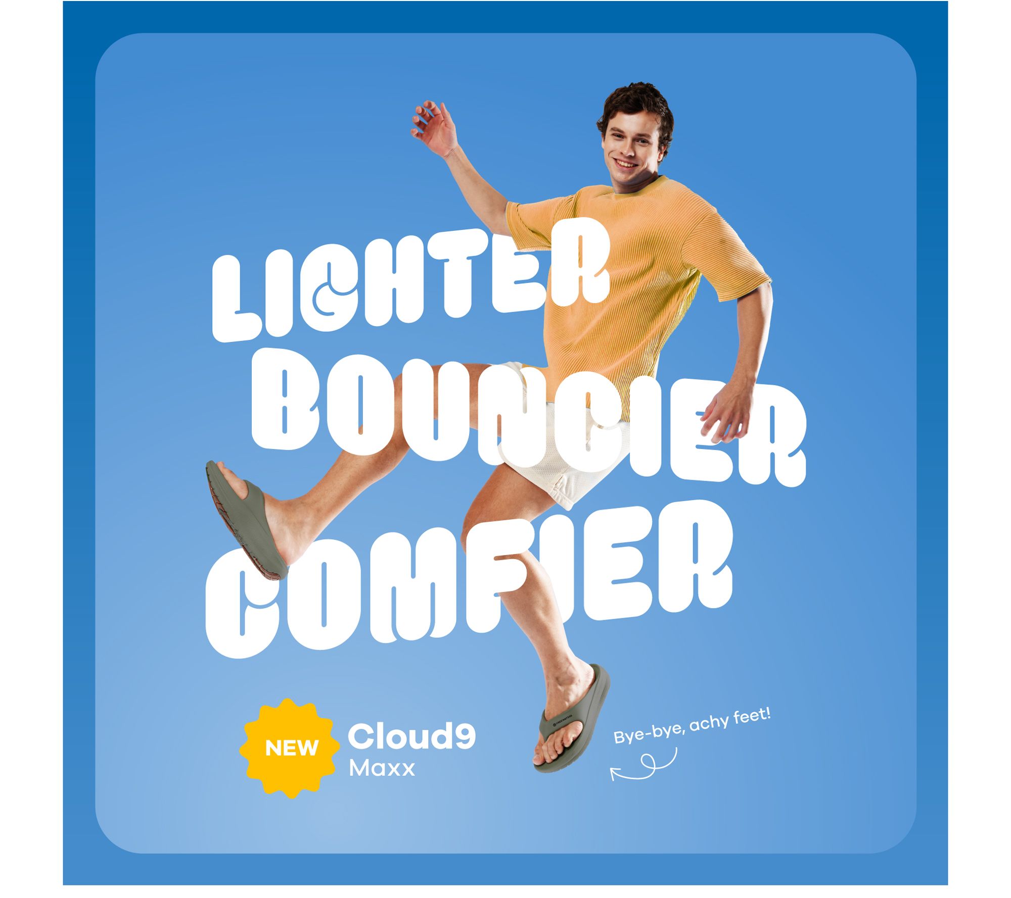 Freewaters Men's Cloud9 Maxx Recovery Thong Sandals - QVC.com