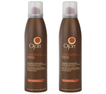Ojon Damage Restorative Hairspray Duo - QVC.com