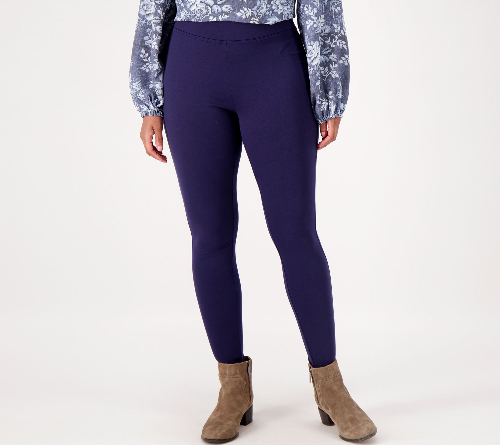 "As Is" Isaac Mizrahi Live Petite 24/7 Stretch Stirrup Leggings - QVC.com