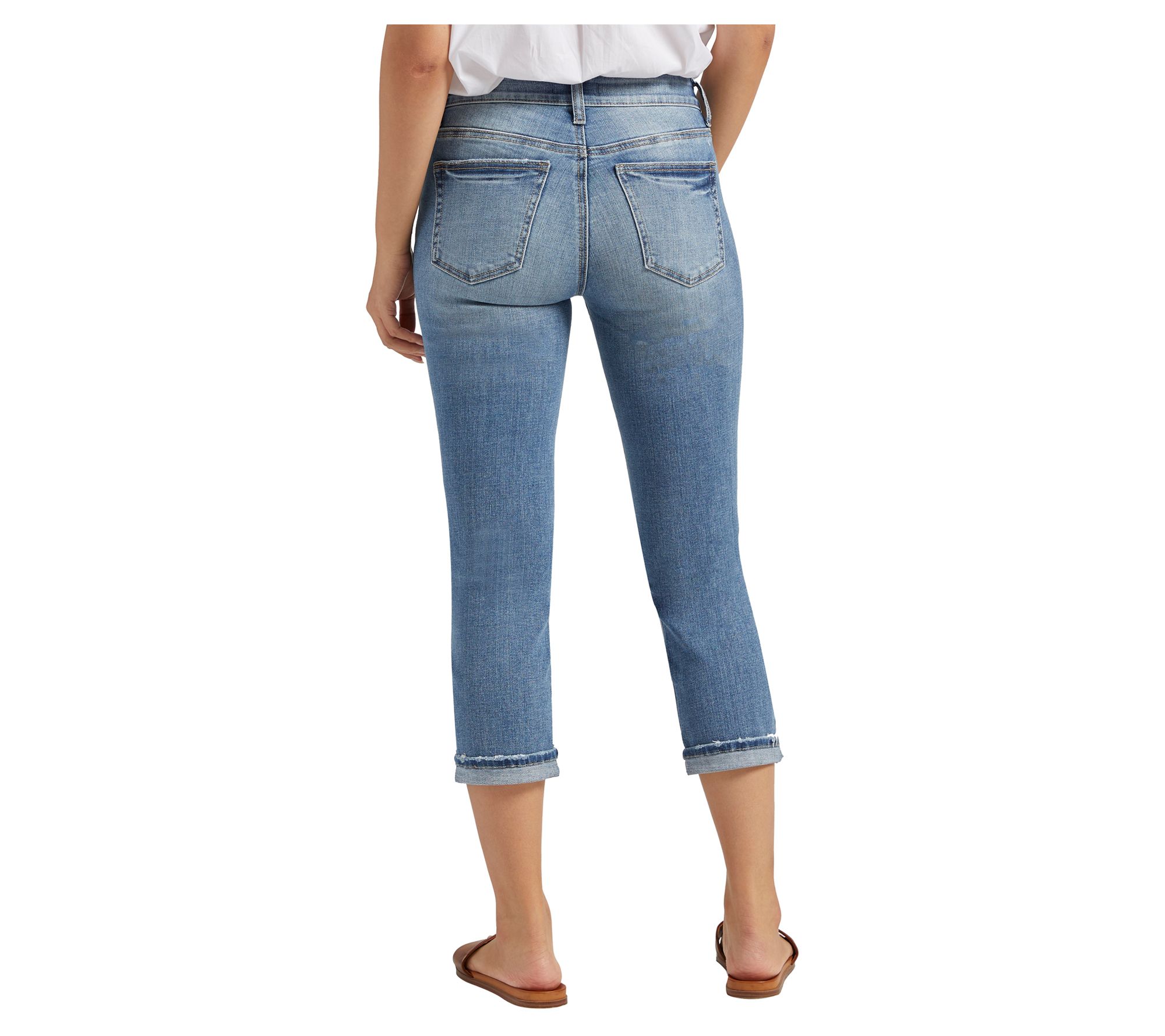 Silver Jeans Co. Suki Mid Rise Capri - EAE252 - QVC.com