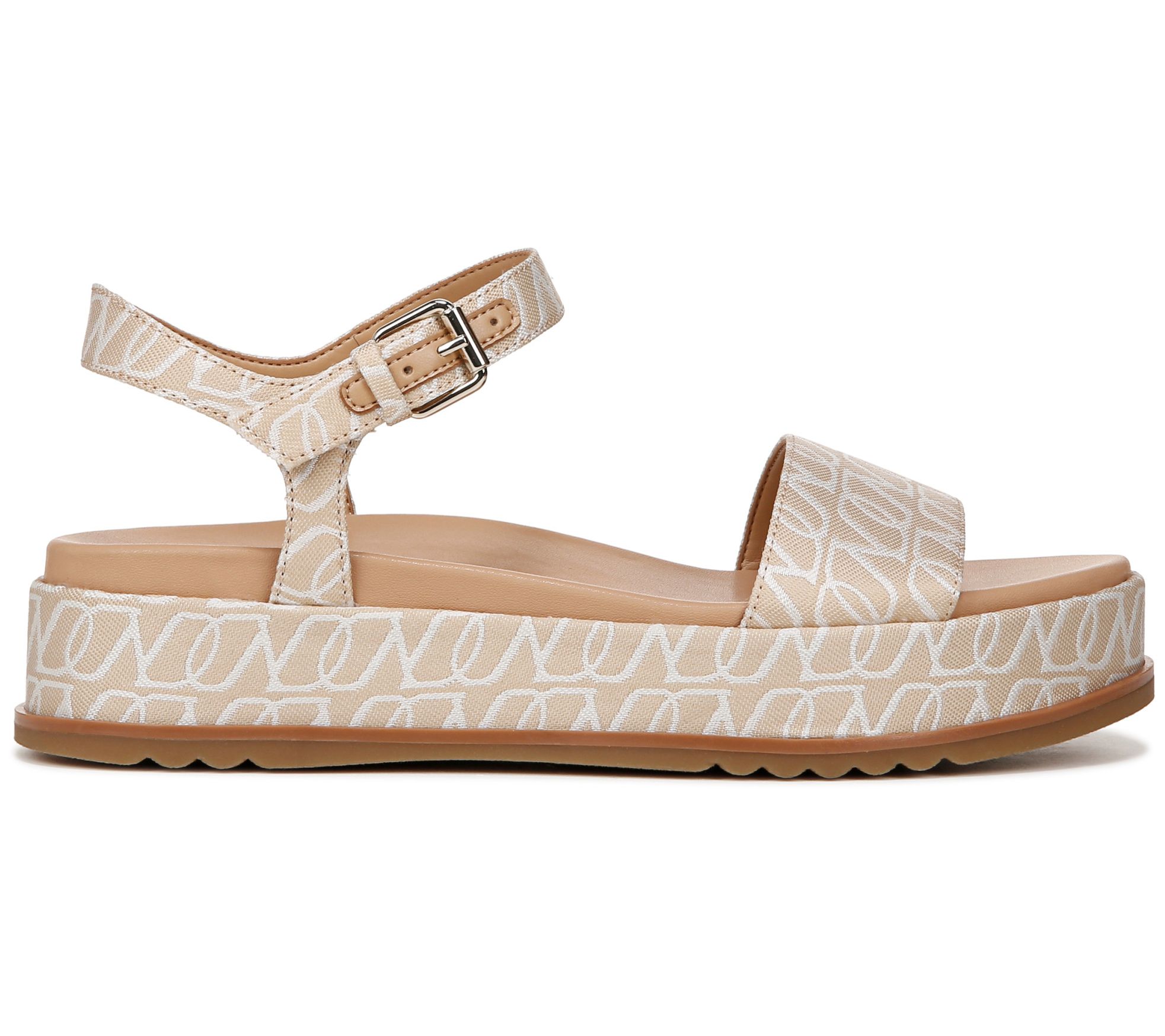 Naturalizer Adjustable Ankle Strap Platform Sandal - Zane - QVC.com