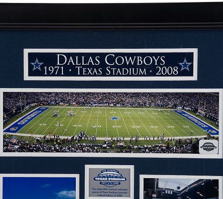 Dallas Cowboys Texas Stadium Limited Edition 15"x17" Collage Framed ...