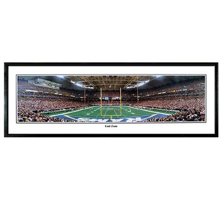 NFL St. Louis Rams Trans World Dome Framed Panoramic Print - QVC.com