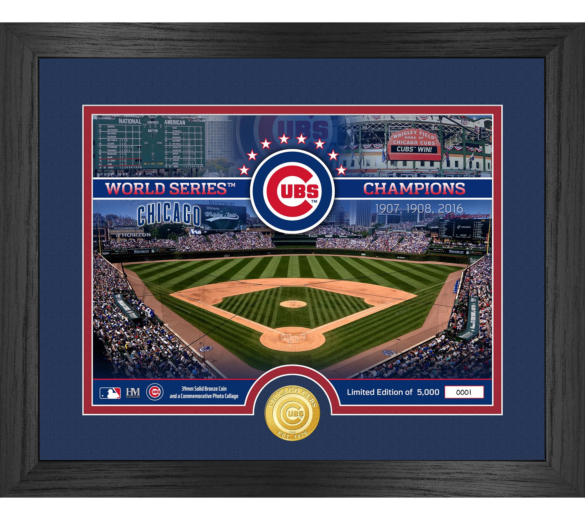 Highland Mint Chicago Cubs Bronze Coin Photo Mit - QVC.com
