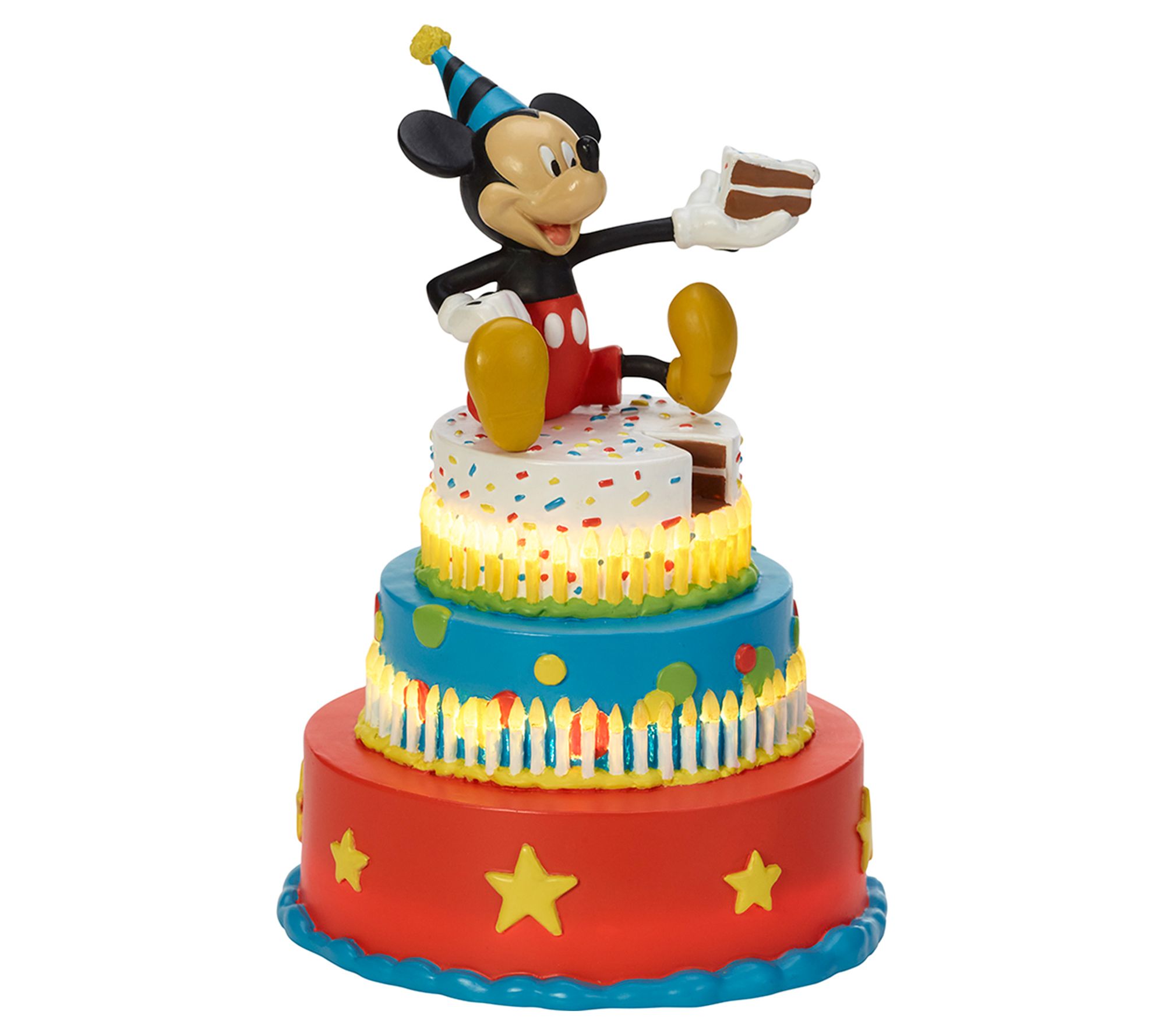 Precious Moments Disney Mickey's Birthday Wishes LED Figurine - QVC.com