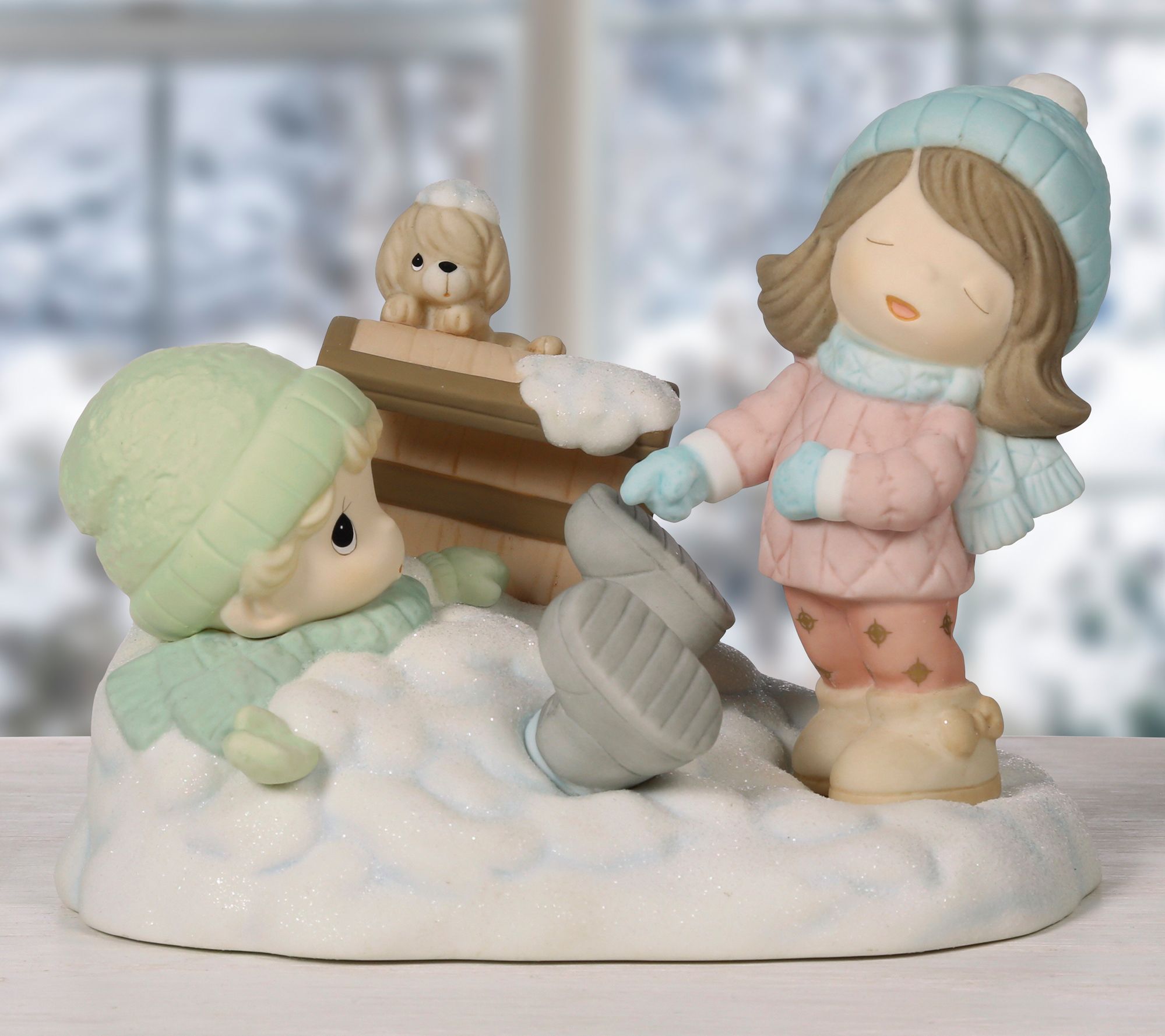 Precious Moments Life Is Snow Much Fun Figurine - QVC.com