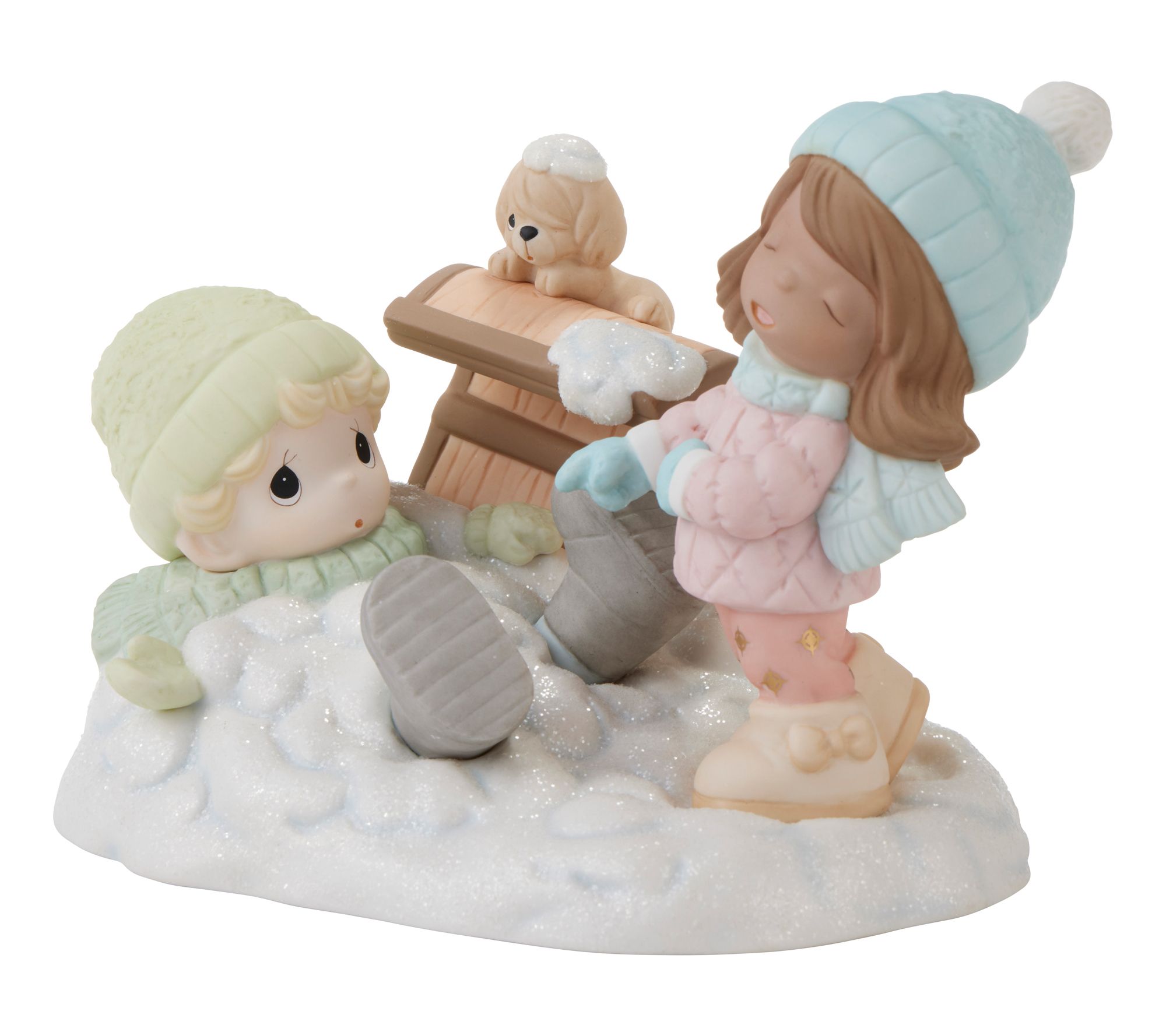 Precious Moments Life Is Snow Much Fun Figurine - QVC.com