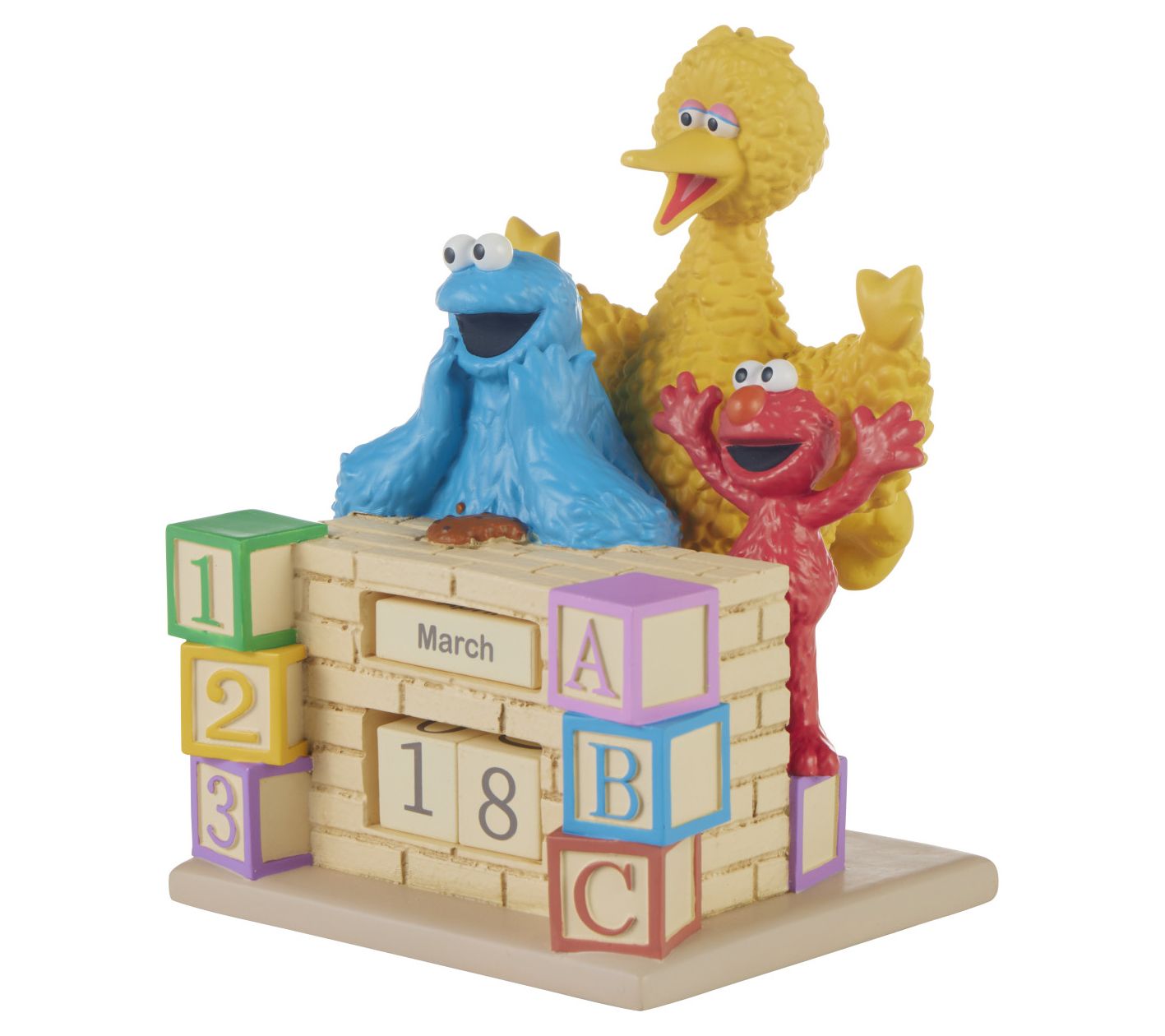 Precious Moments Sesame Street Share/Smile Perpetual Calendar - QVC.com