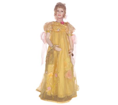 "Emma" Ltd. Ed. 25" Porcelain Doll by Cecile De Polangis - QVC.com