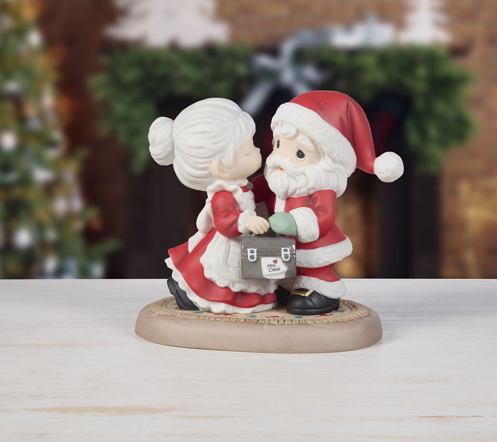 Precious Moments Santa and Mrs Claus - QVC.com