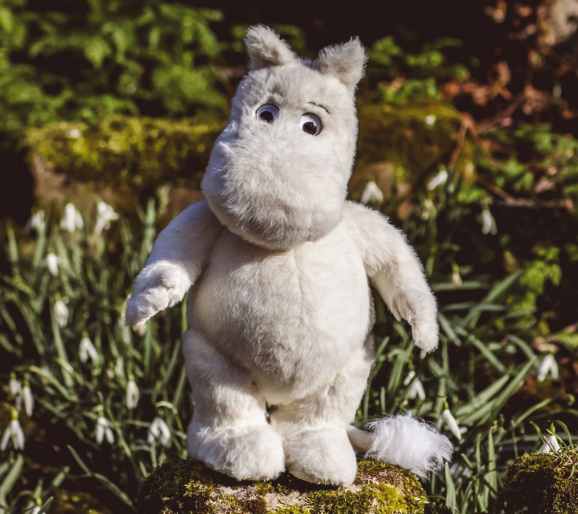 Charlie Bears Moomintroll 13" Short Fur Plush Moomin - QVC.com