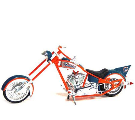 NFL Miami Dolphins OC Choppers 1:18 Scale - QVC.com