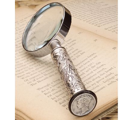 American Coin Treasures Silver Mercury Dime Magnifying Glass - QVC.com