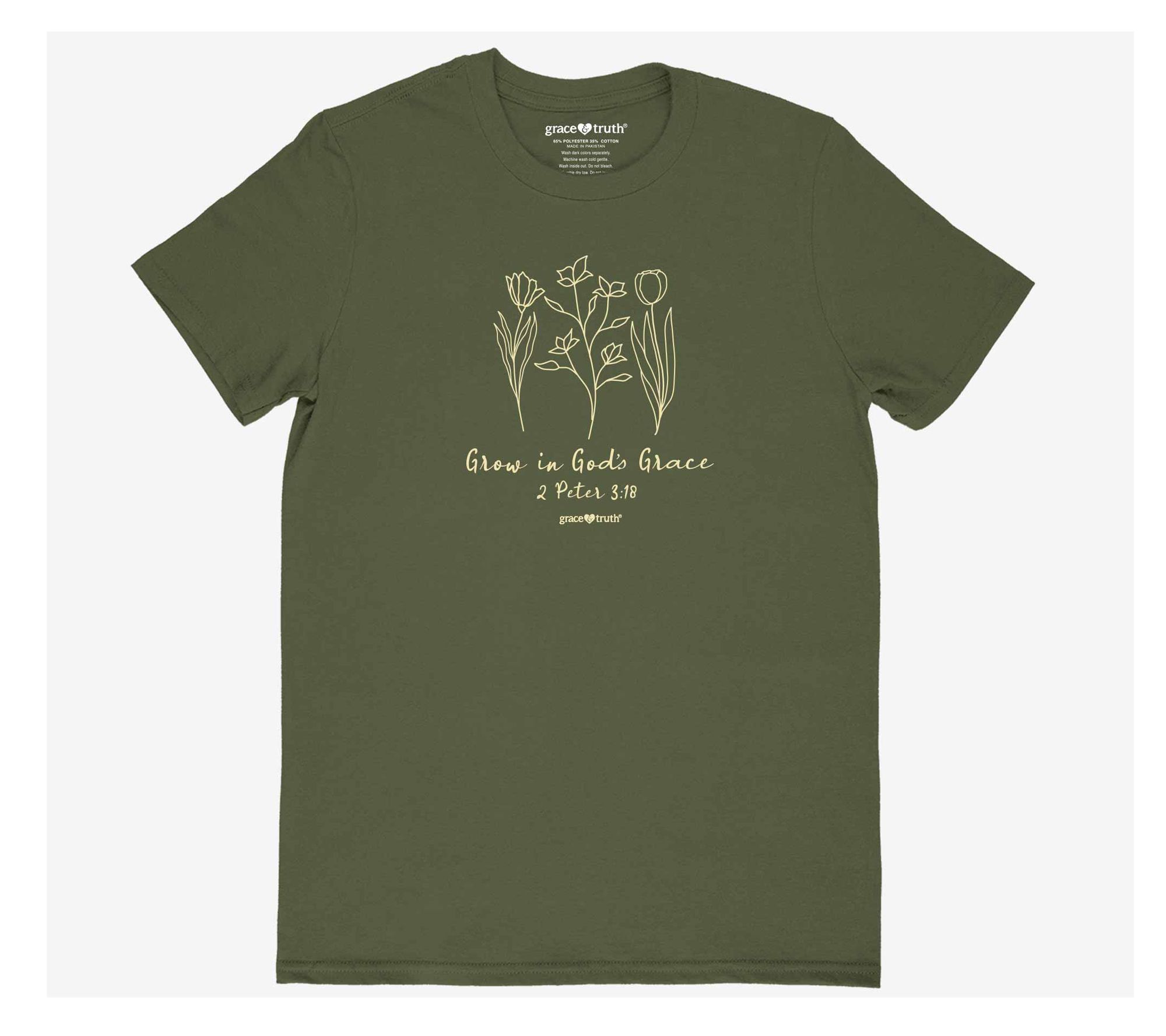 grace & truth Women's T - Grow In Grace - QVC.com