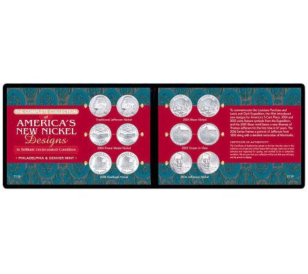 Collection of America's New Nickel Designs in Soft Wallet - QVC.com