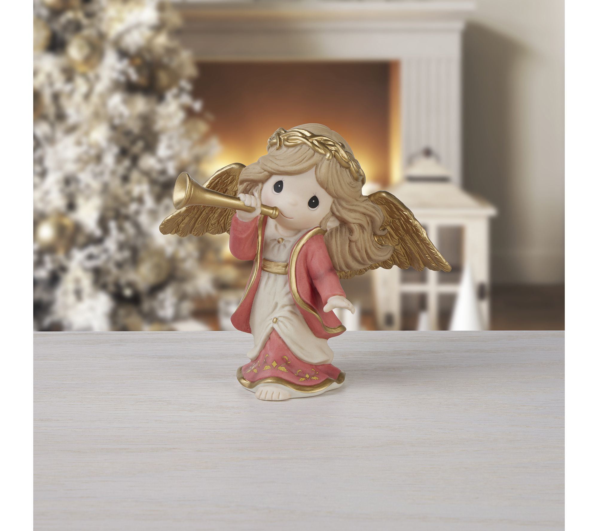 Precious Moments Bringing Good News Annual Angel Figurine - QVC.com