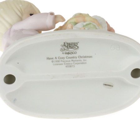 Precious Moments "Have a Cozy Country Christmas" Figurine - QVC.com