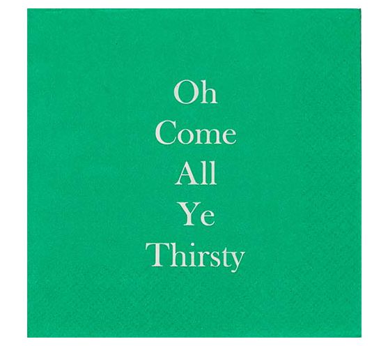 Mary Phillips Designs Thirsty Set of Cocktail Napkins - QVC.com