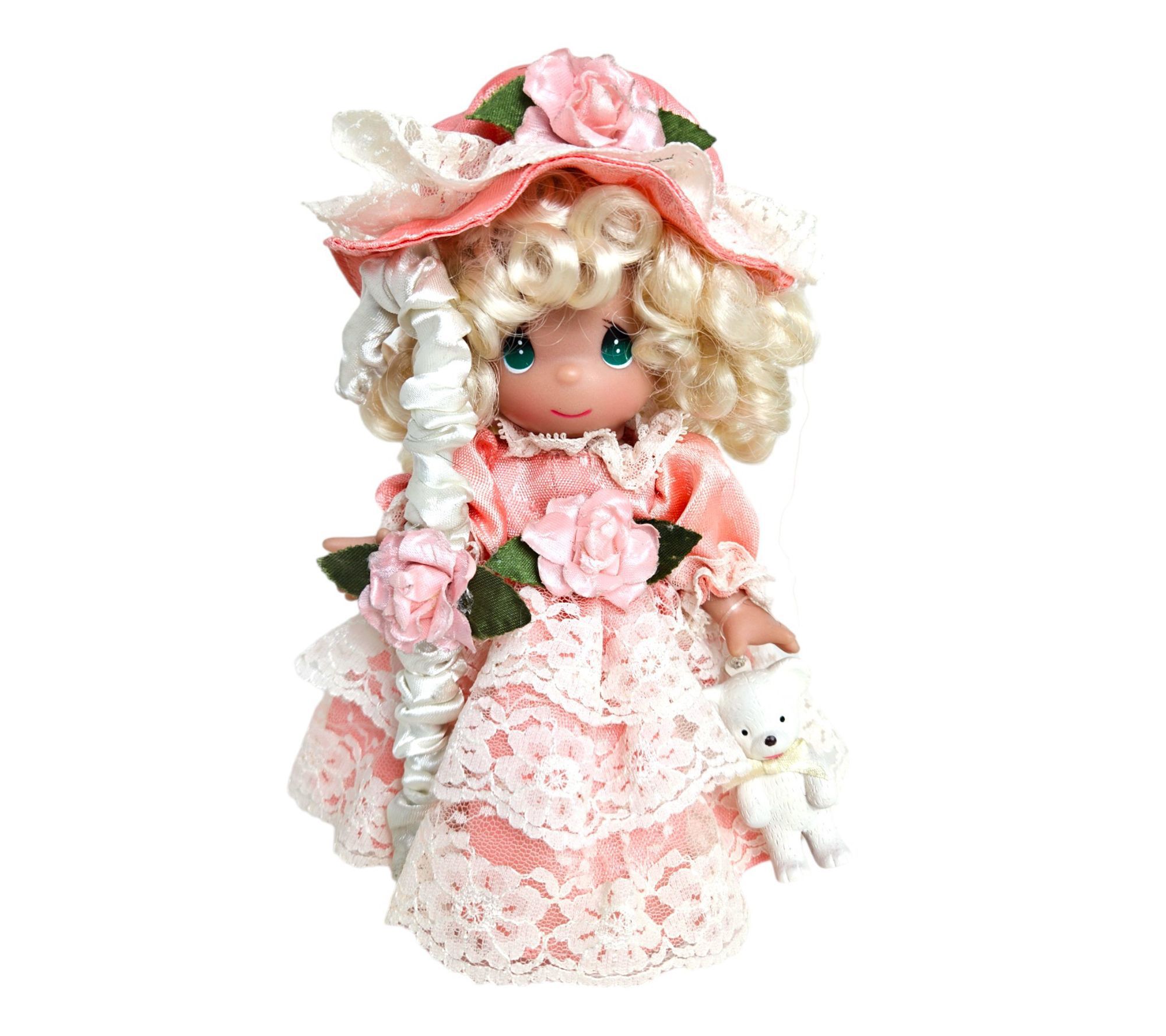 Precious Moments Little Bo Peep Doll w/ Bear and Staff - QVC.com