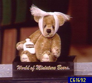 Ouch 3" Plush Bear by World of Miniature Bears - QVC.com