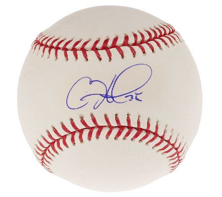 Cole Hamels Autographed 2008 World Series Baseball - QVC.com