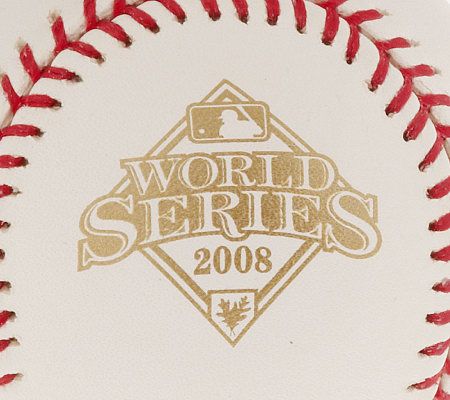 Cole Hamels Autographed 2008 World Series Baseball - QVC.com
