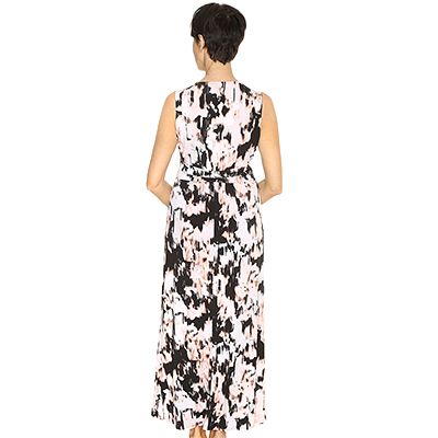 TOGETHER Maxikleid breite Träger V-Ausschnitt Faltendetails - QVC.de