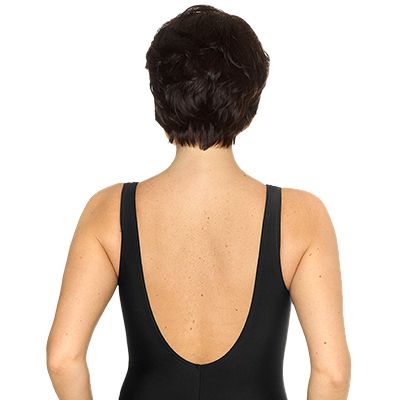 PARADISIO BADEMODE Badeanzug Halbcorsage V-Ausschnitt Palmendruck - QVC.de