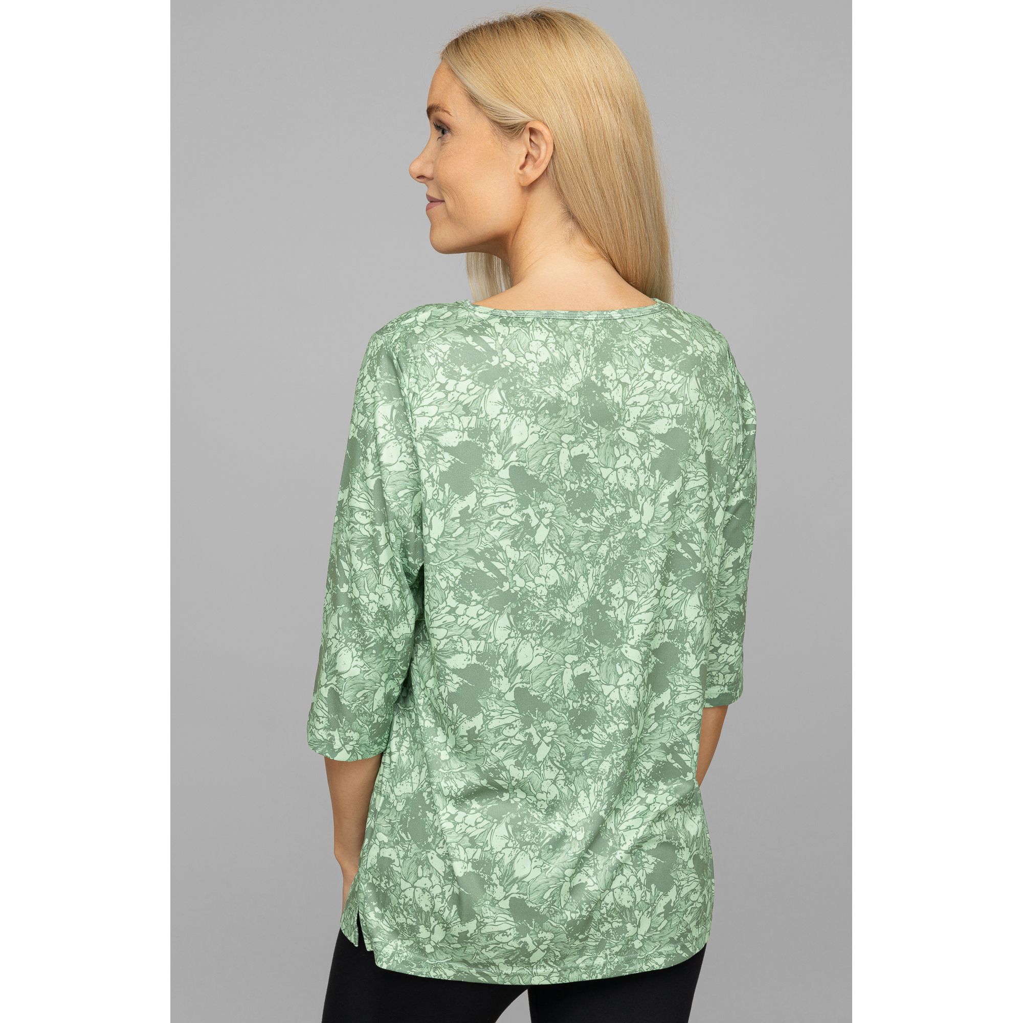 JERYMOOD HOMEWEAR 2 Shirts Mikrofaser 3/4-Arm uni & bedruckt - QVC.de