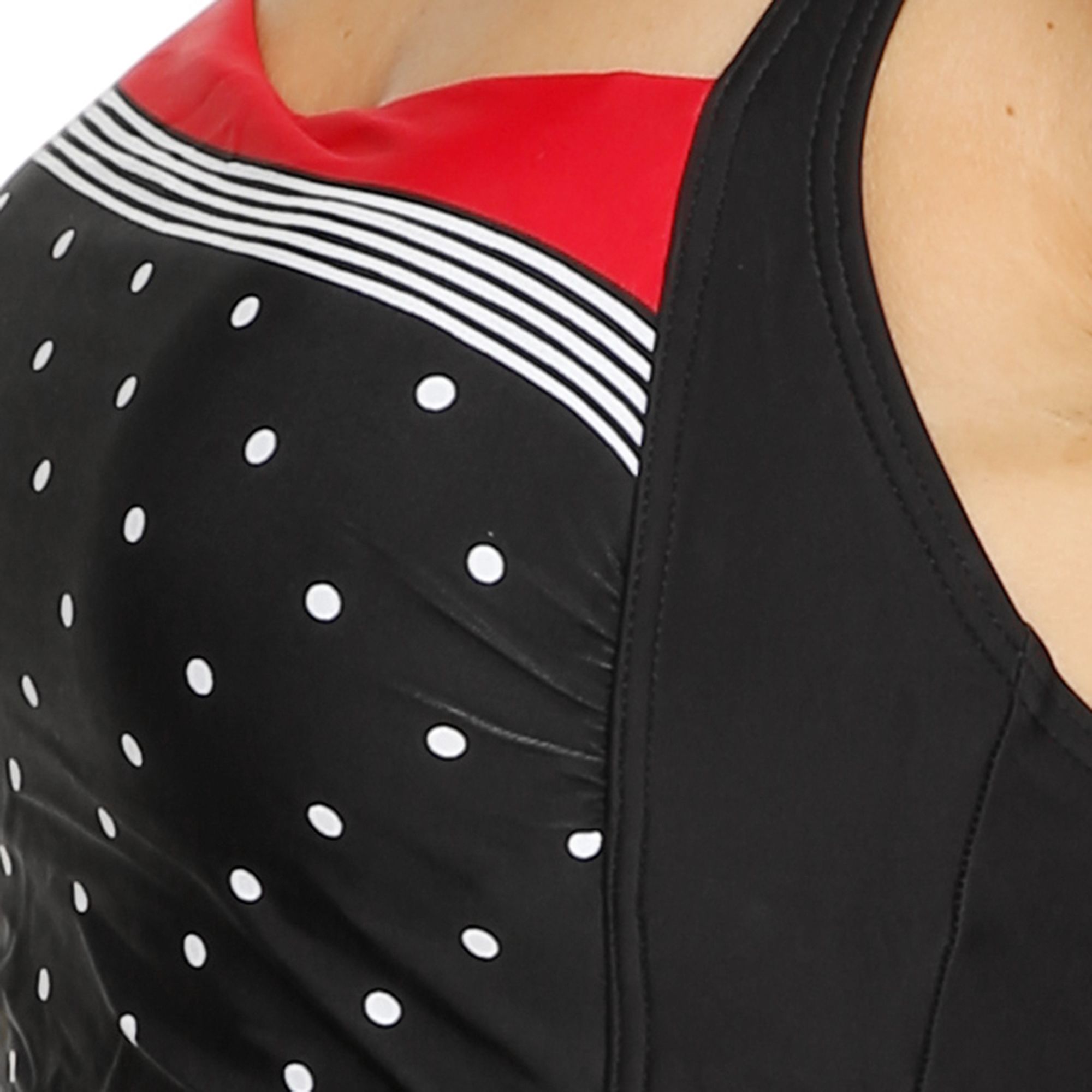 LASCANA Badeanzug Softcups Halbkorsage Pünktchendruck - QVC.de