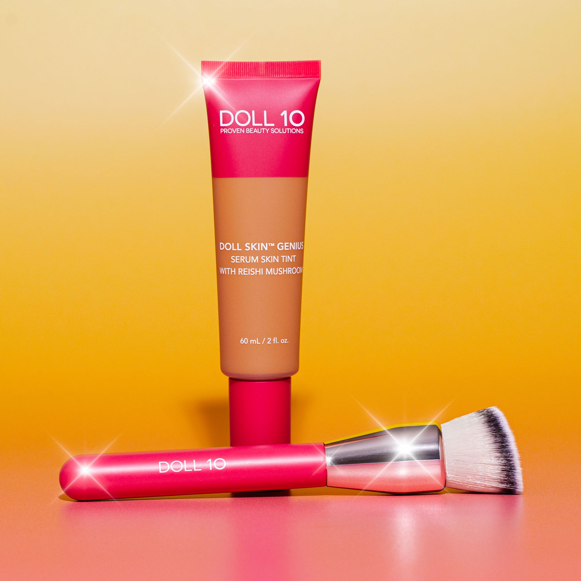 DOLL 10 BEAUTY Skin Genius Serum Foundation Reishi Mushroom Supersize ...