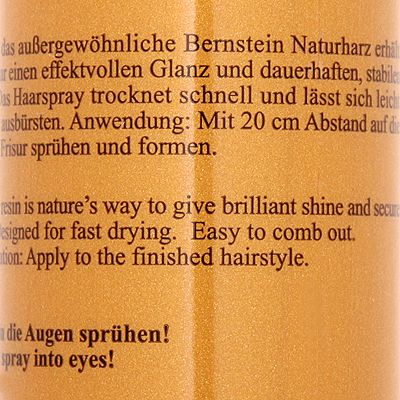 MARGOT SCHMITT Linie Deluxe Bernstein Haarspray 150ml - QVC.de