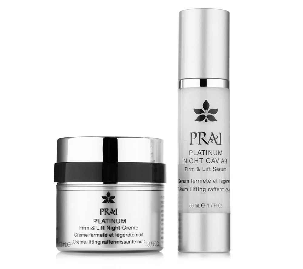 PRAI PLATINUM Night Cream 100ml & Night Serum 50ml - QVC.de