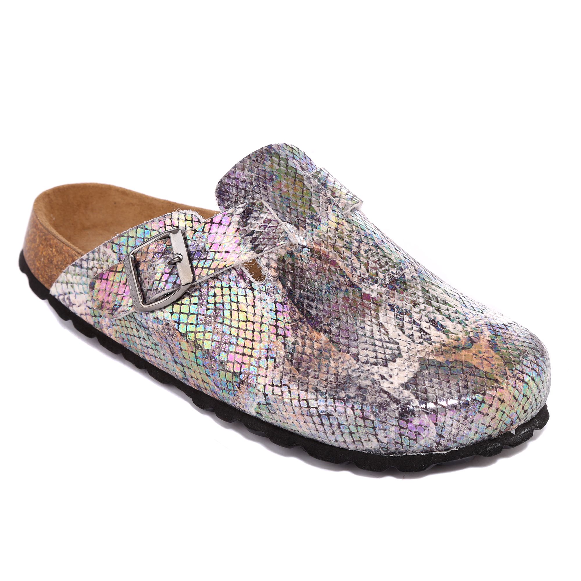 BONOVA Damen-Clogs 1 Schnalle Leder Weichfußbett - QVC.de