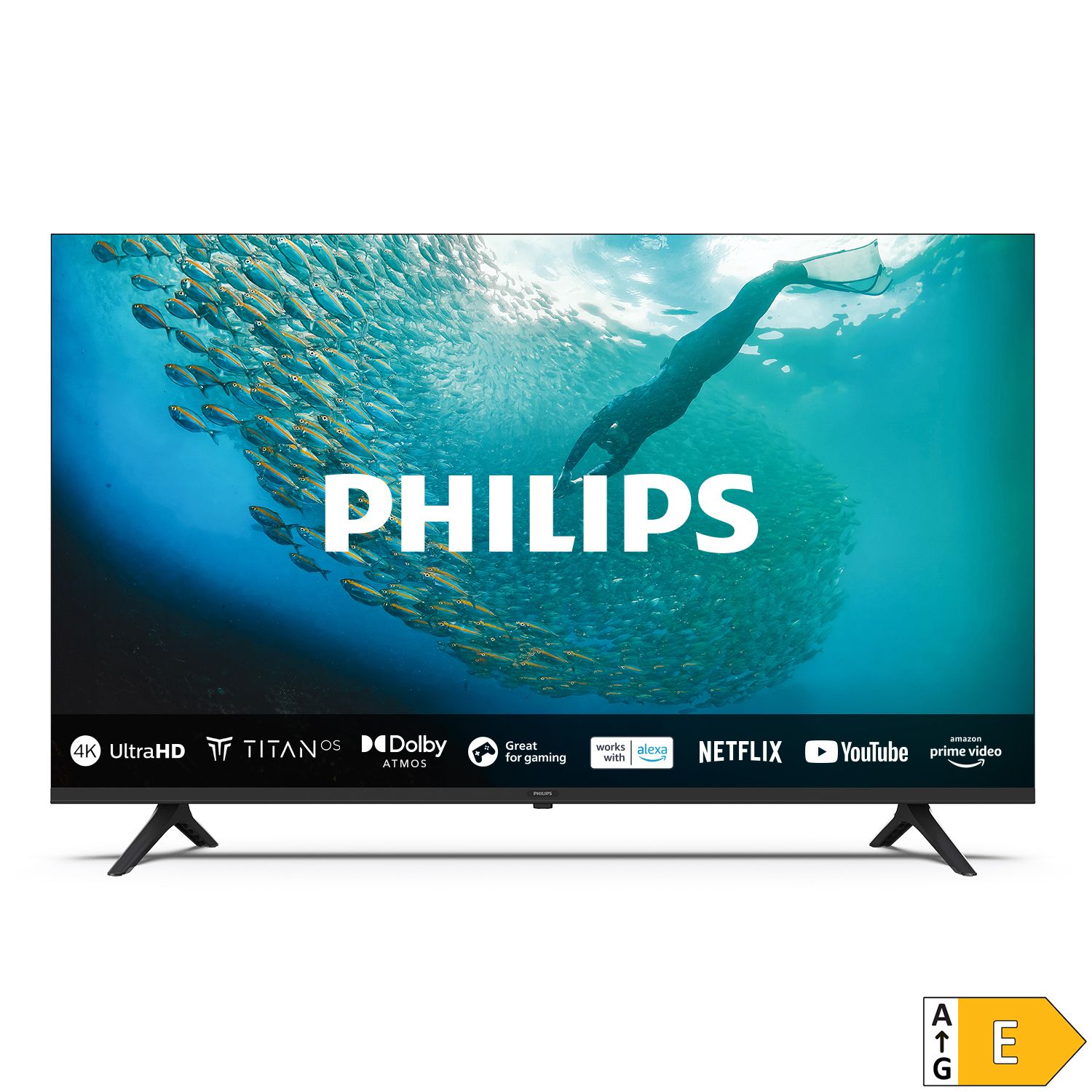 PHILIPS 55"/139cm Smart TV 4K Ultra HD LED Dolby Atmos inkl ...