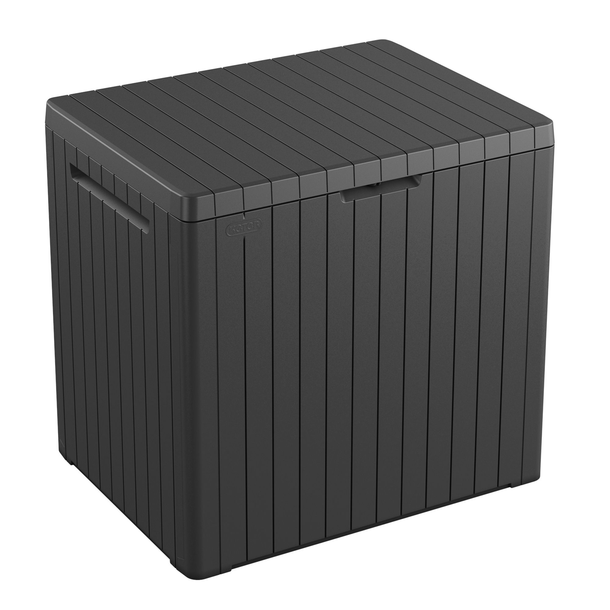 KETER® Kissenbox City Box 113L graphit ca. 57,8x44x54,8cm - QVC.de