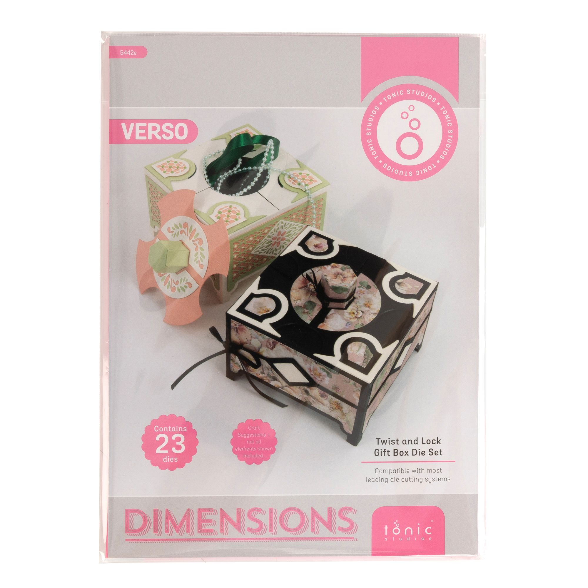 TONIC STUDIOS Kreativ-Set Stanzschablonen Geschenkboxen 23tlg. - QVC.de