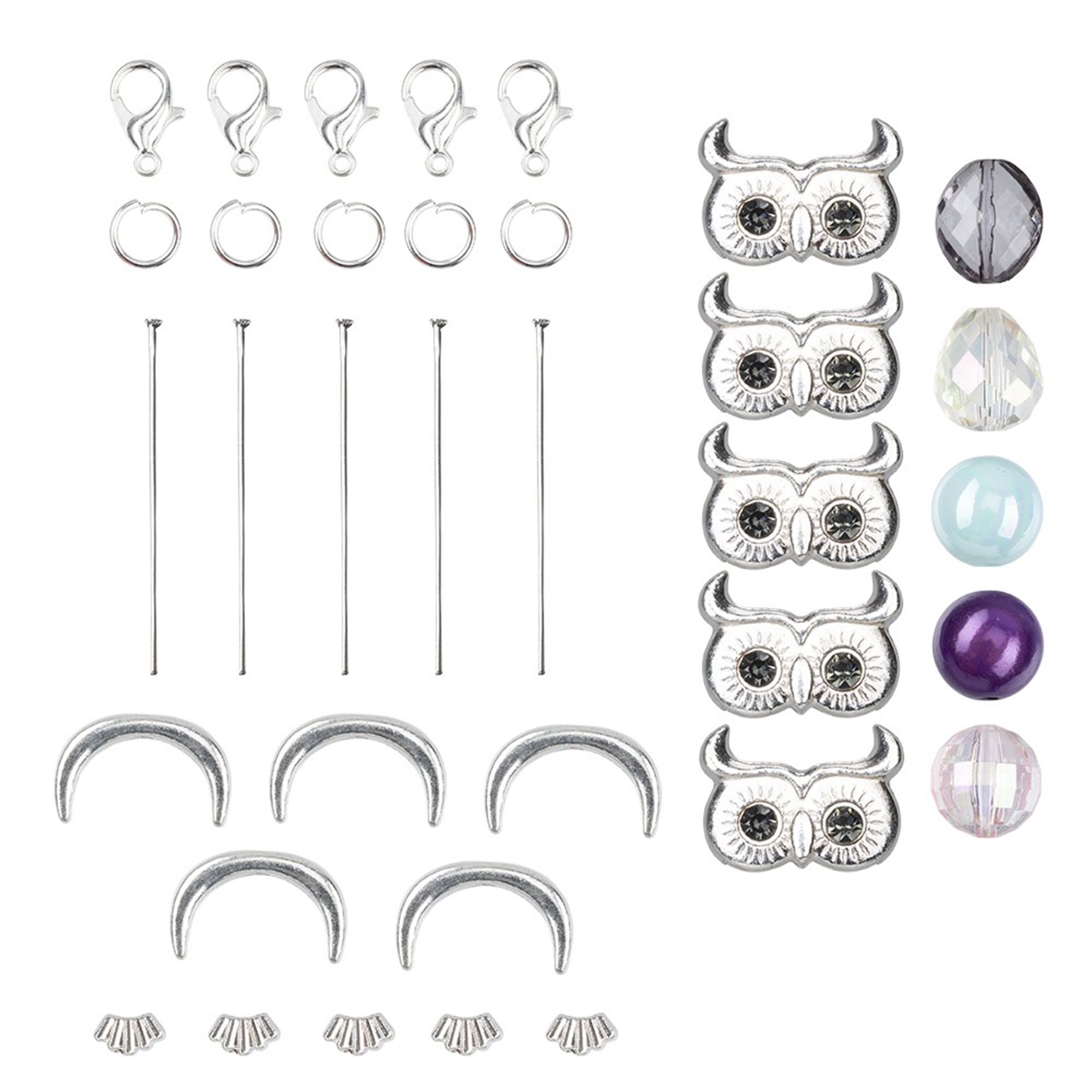 KARIN JITTENMEIER Kreativ-Set Eulen- & Engel-Anhänger 15tlg. - QVC.de