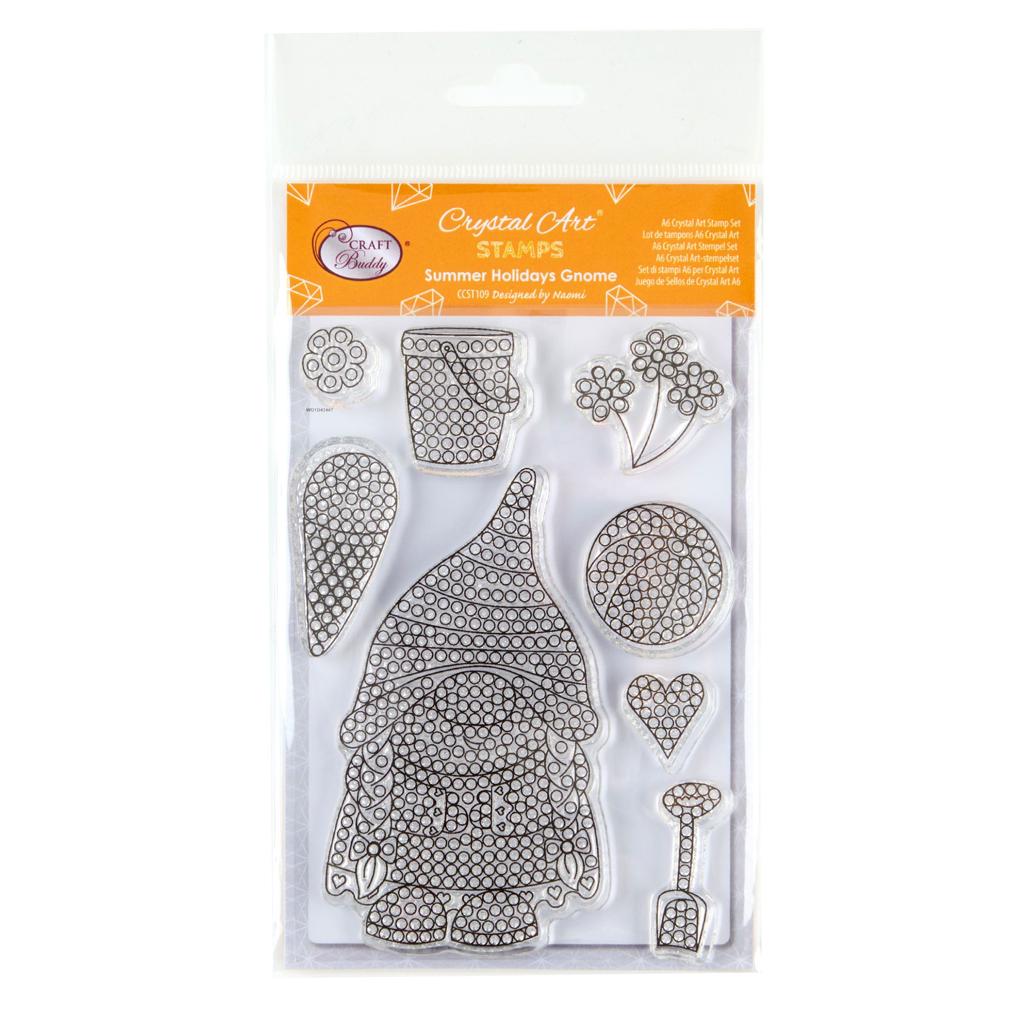 CRAFT BUDDY™ Stempel-Set DIN A6-Bogen versch.Wichteldesigns zum ...