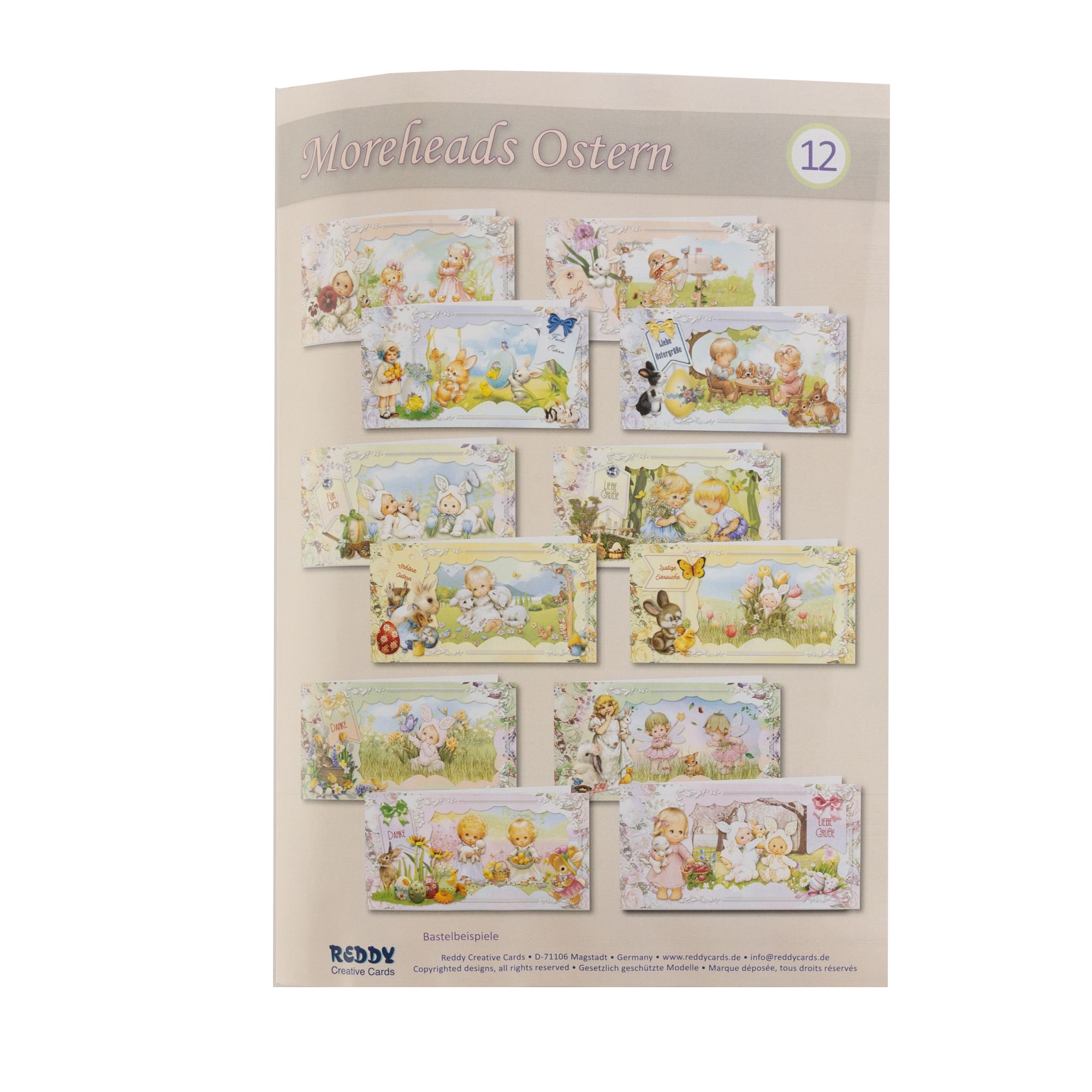 REDDY Grußkarten-Set Moreheads inkl. Stanzbogen 76tlg. - QVC.de