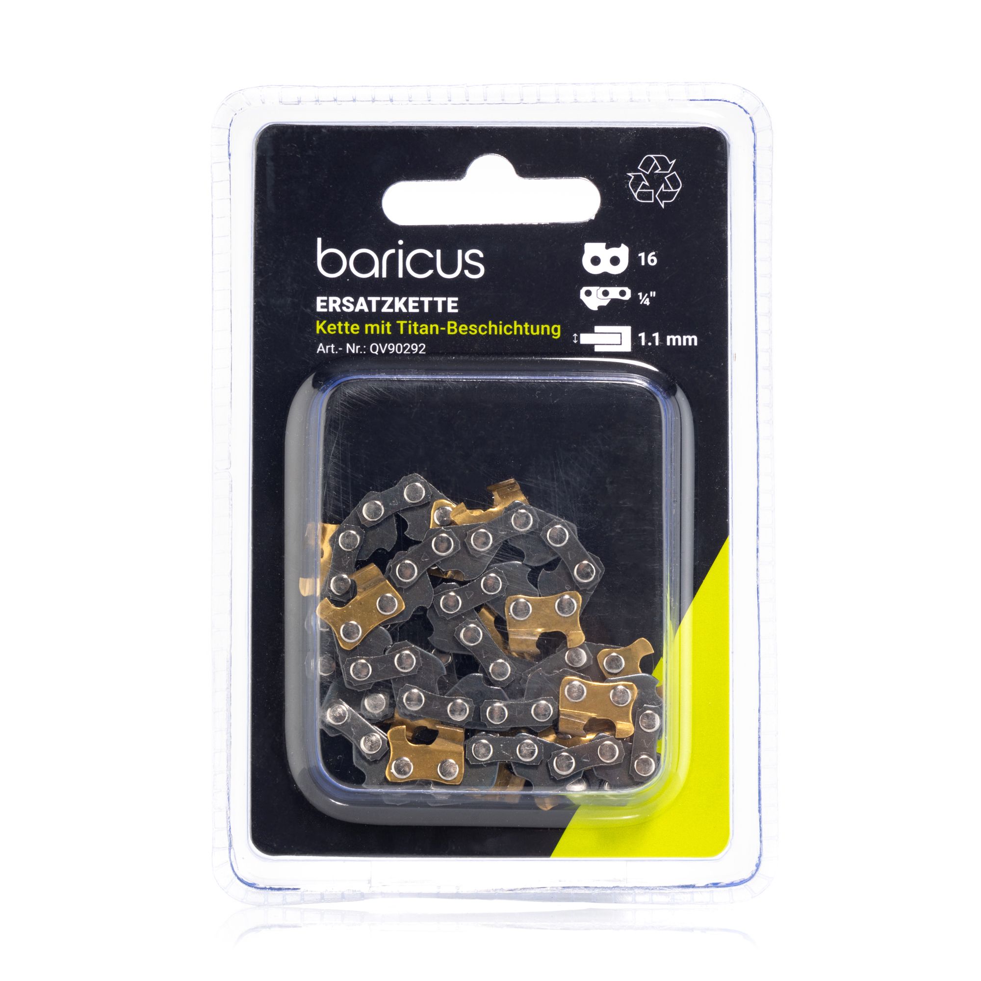 BARICUS Ersatzkette für Einhandkettensäge Titan-Beschichtung - QVC.de
