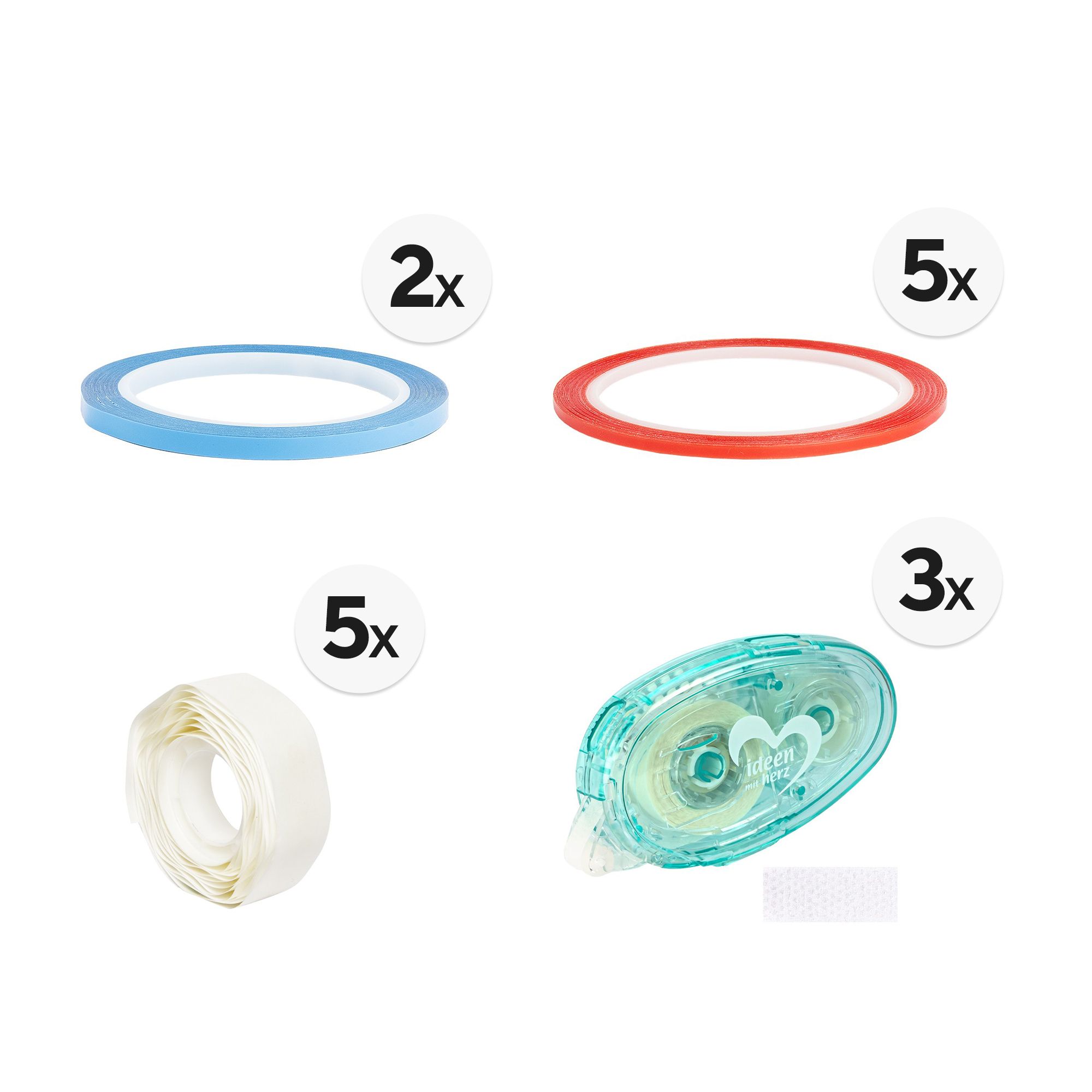 KARIN JITTENMEIER Klebe-Set Power Tape & Sticky Tape 15tlg. - QVC.de