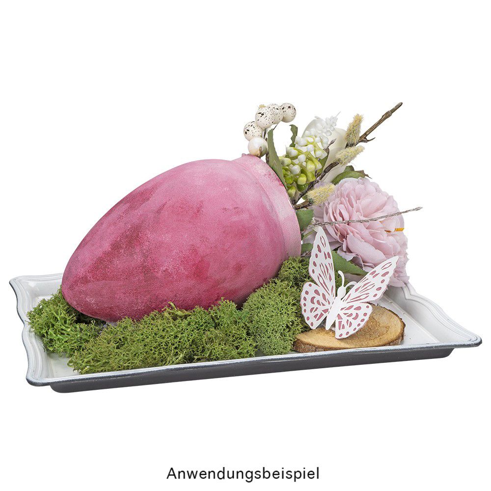 KARIN JITTENMEIER Kreativ-Set Eier zum befüllen & Islandmoos 7tlg. - QVC.de