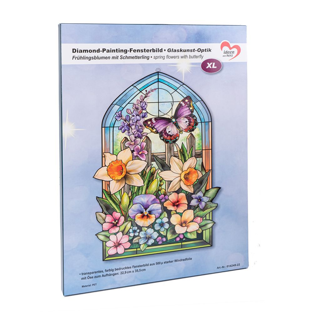 KARIN JITTENMEIER Diamond Painting-Set XL Fensterbilder versch. Motive ...