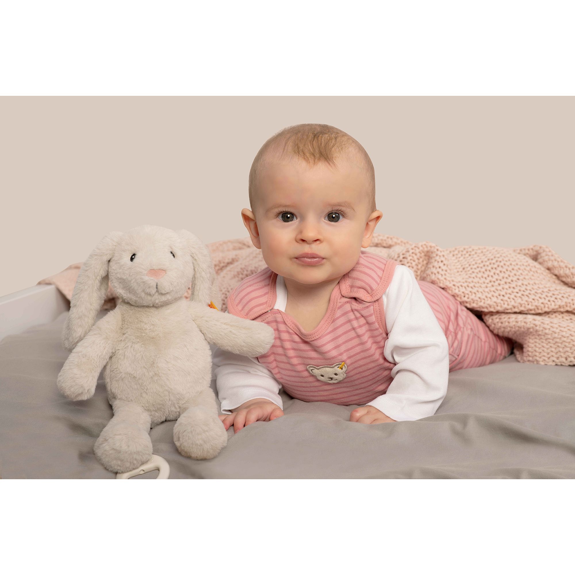 STEIFF® Spieluhr My first Hoppie Hase Soft Cuddly Friends Höhe ca. 26cm ...
