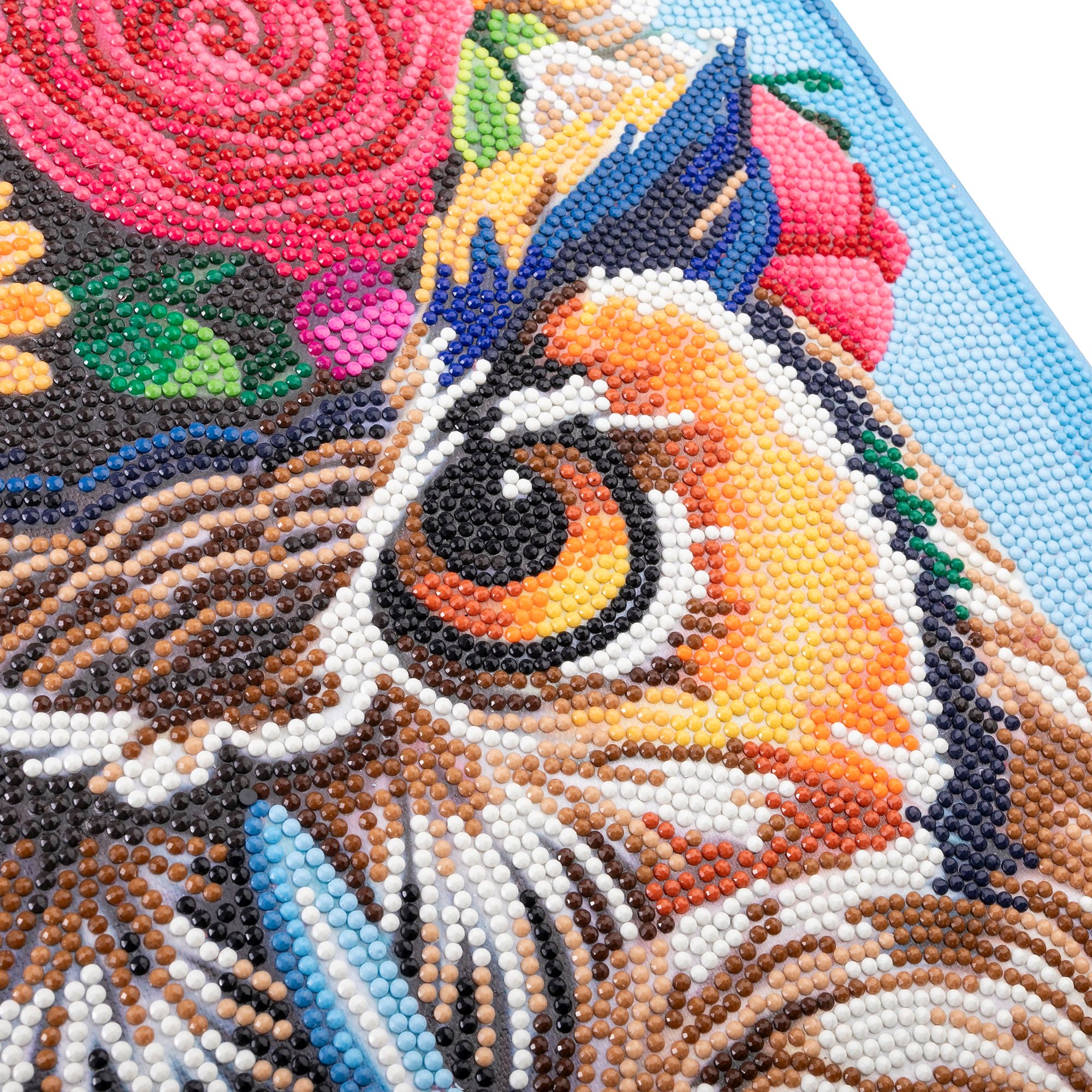 CRAFT BUDDY™ Diamond Painting Bild 40x50cm zum Nachlegen Eule, 8tlg ...