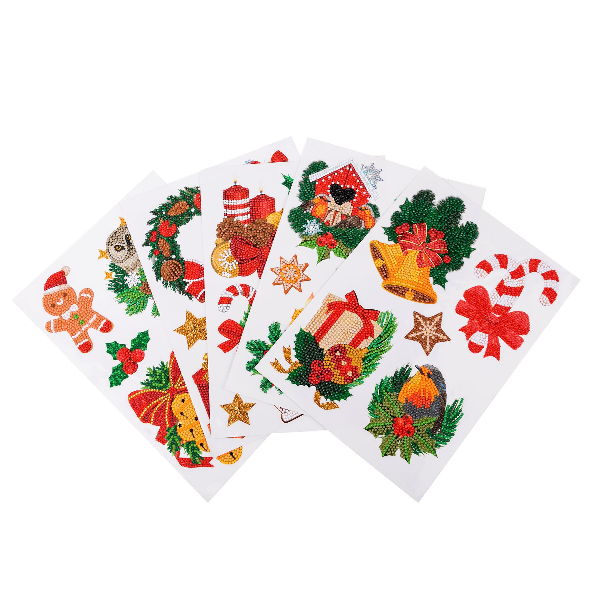 CRAFT BUDDY™ Diamond Painting DIN A4-Stickerbogen zum Nachlegen 14tlg ...