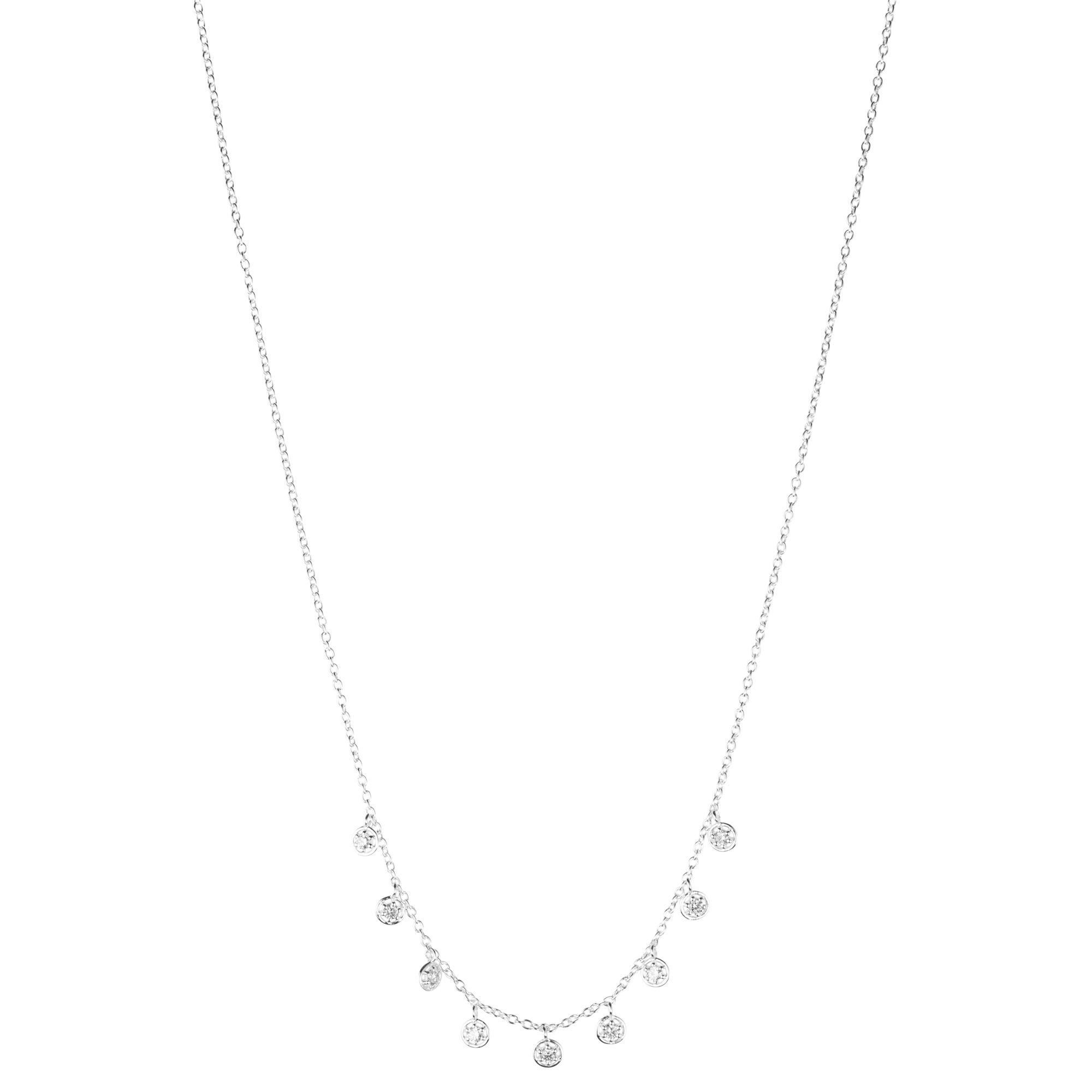 THOMAS & SOHN Lab Grown Brillanten ca. 0,54ct Collier Silber Palladio - QVC.de