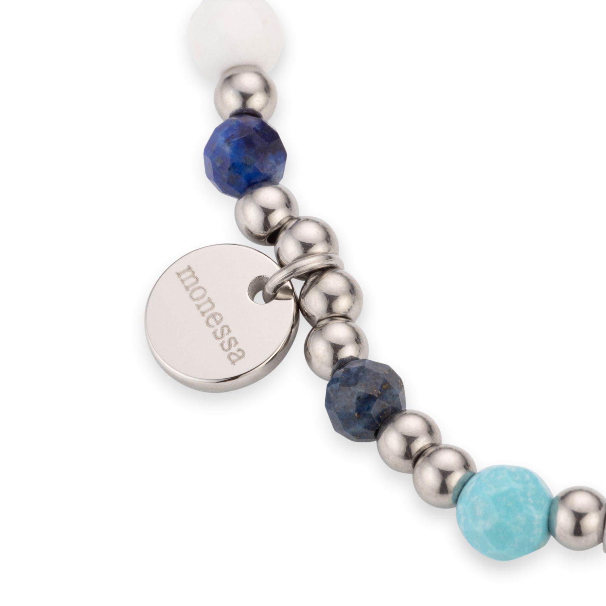 MONESSA Armband Edelsteine flexibel - QVC.de